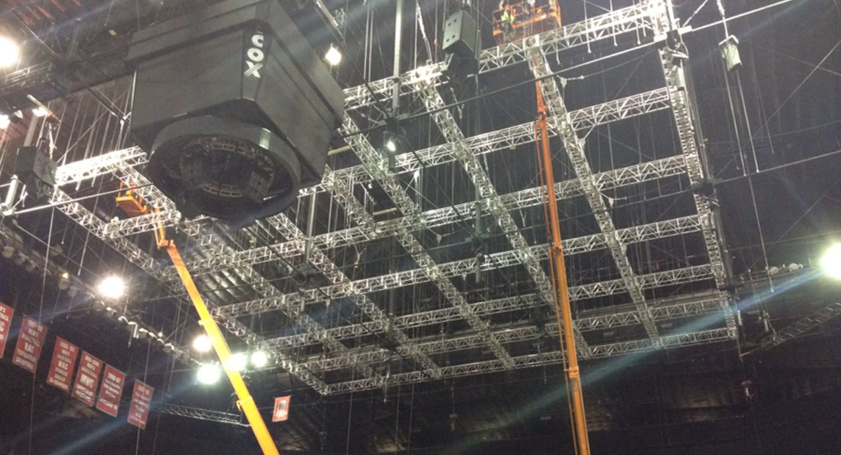 Custom Truss Applications and Installations Photo Display