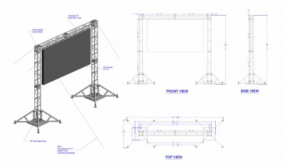 Goal Post Aluminum Truss Systems and Kits | XSF Truss