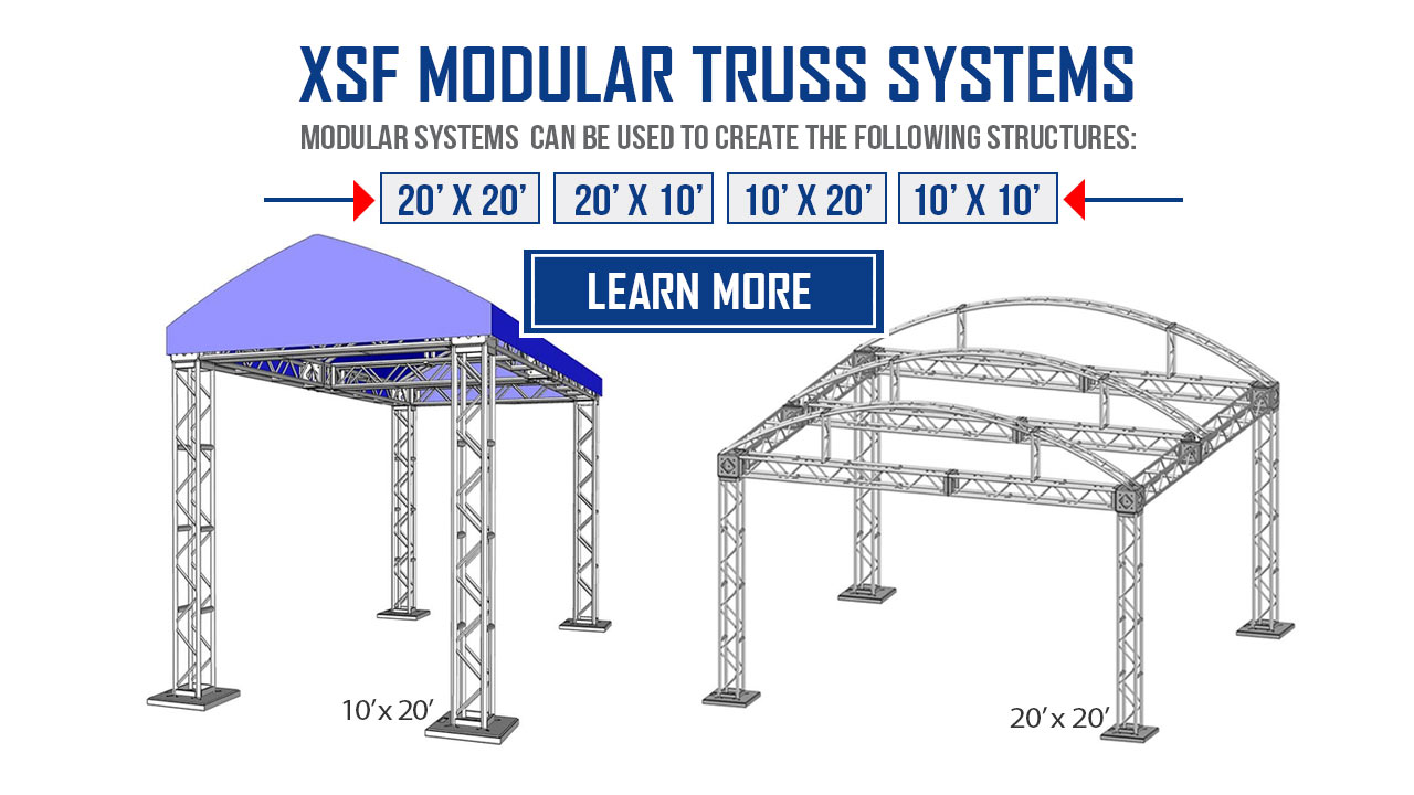 Modular Truss Systems for Tradeshows, Events DJ Booths & More
