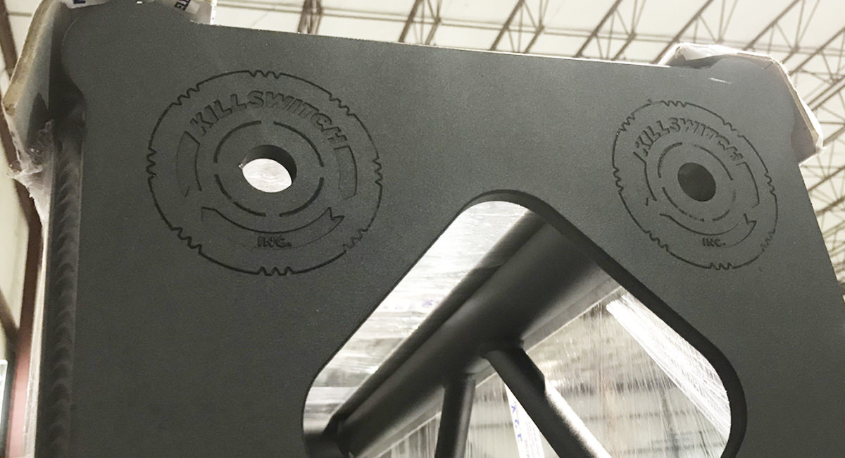 Custom Branded Truss Engraving - XSF Truss