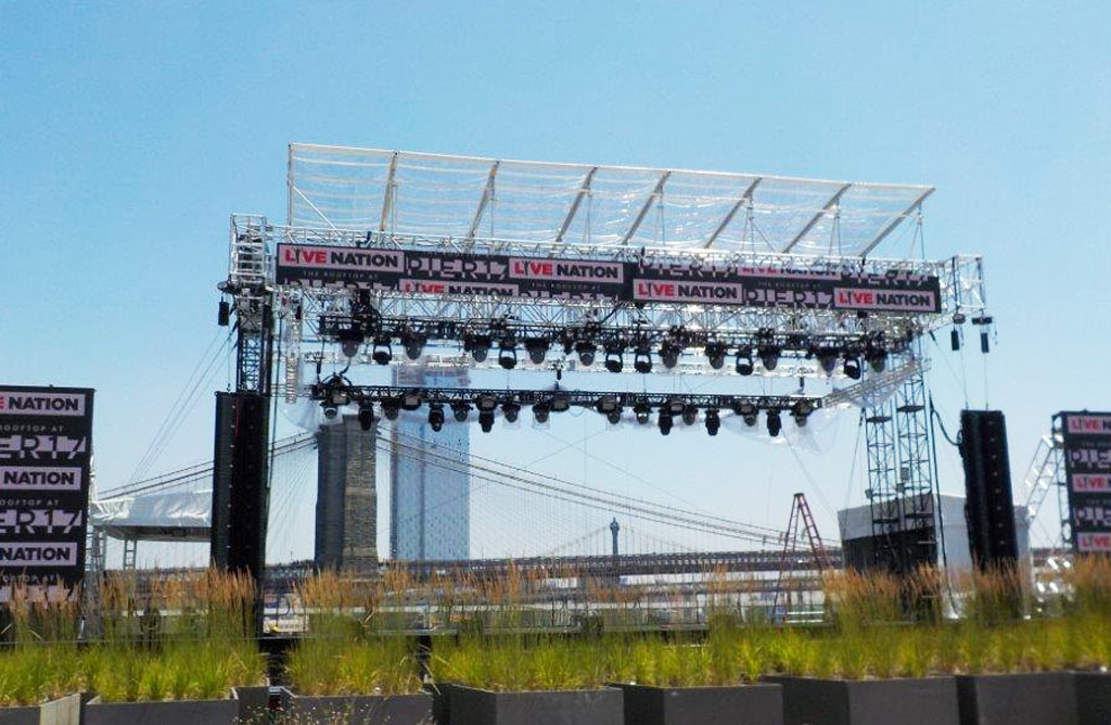 XSF Truss at Pier 17 in NYC – XSF Truss