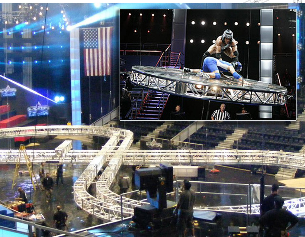 Aluminum Truss In Fitness Gym and Ninja Course Facilities